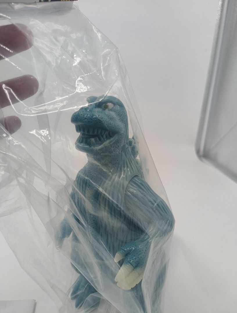 Godzilla 1971 - Hedogoji 350 Blue Glow in the Dark Marble Marusan 350 SOFUBI KAIJU HEDORAH ...