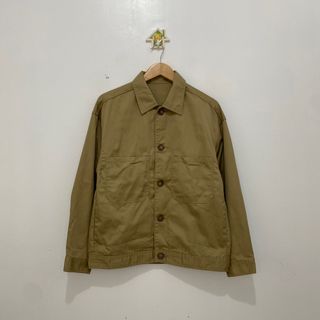 GU Chef Jacket, Men's Fashion, Coats, Jackets and Outerwear on Carousell