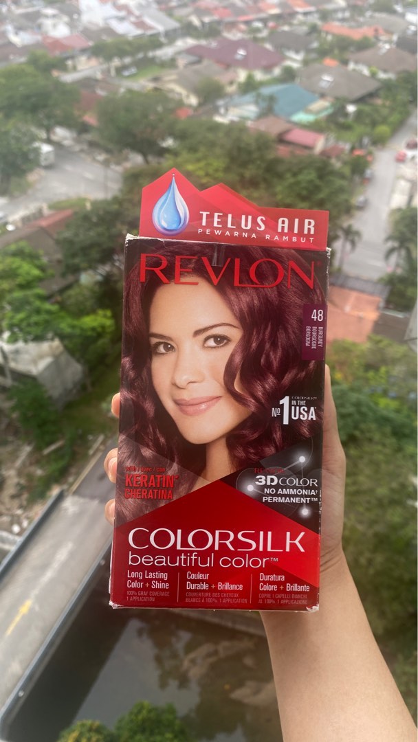 Hair Dye Hair Colour Revlon | Pewarna Rambut Revlon Colorsilk Code Burgundy, Beauty & Personal ...