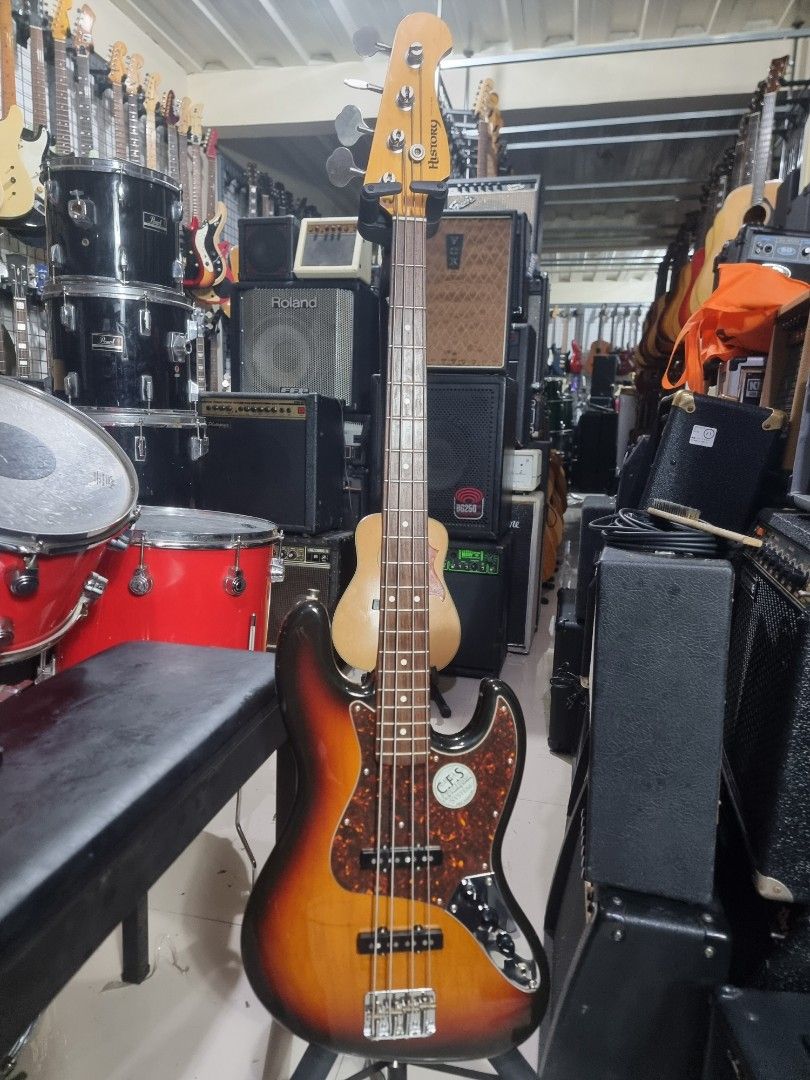 History by fujigen jazz bass Made in japan, Hobbies & Toys, Music ...