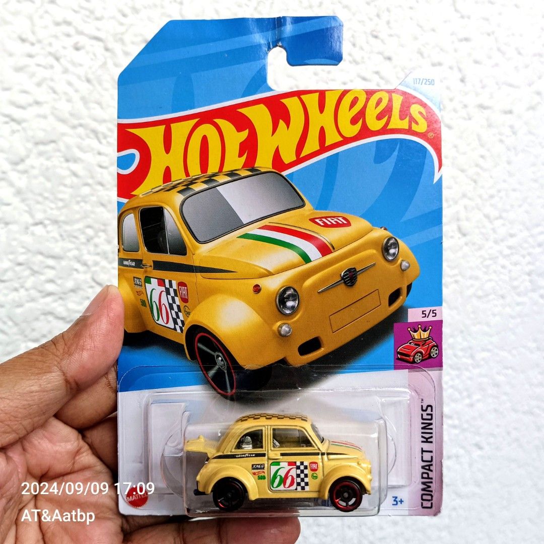 Hot Wheels '60s FIAT 500D MODIFICADO 1/64 scale die-cast vehicle ...