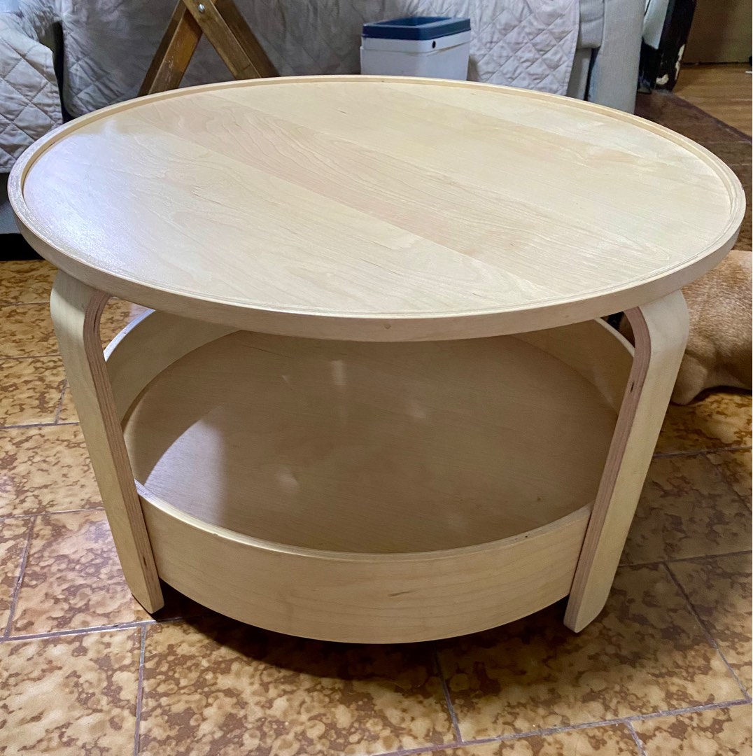 IKEA Coffee Table BORGEBY (Birch), Furniture & Home Living, Furniture ...