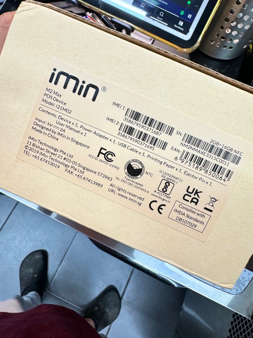 Imin M2 Max Pos Device, Computers & Tech, Office & Business Technology on Carousell