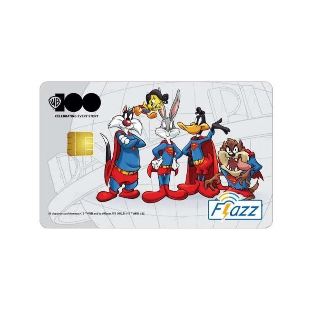 Kartu Flazz Limited Edition Warner Bros 100th Superman GEN 2 / Flazz ...