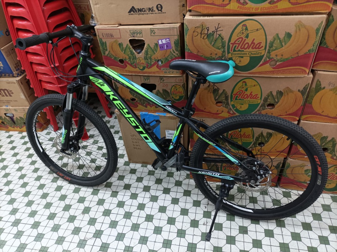 Keysto 24吋mtb，紮實好踩，頭快拆，21速，頭尾碟煞，避震，上算新淨，正常運作免維修，可預約到實體店試車，售價$650。[深水埗交收 ...