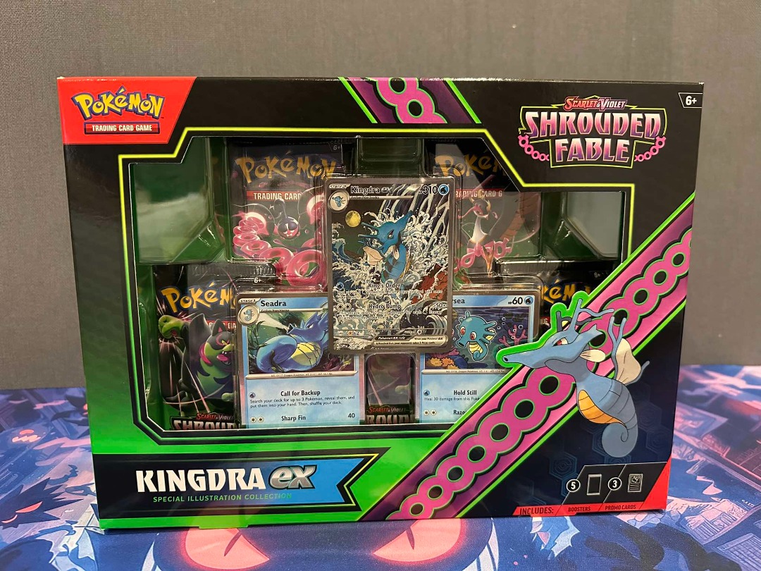 Kingdra EX Collection Box Shrouded Fable SV 6.5, Hobbies & Toys, Toys ...