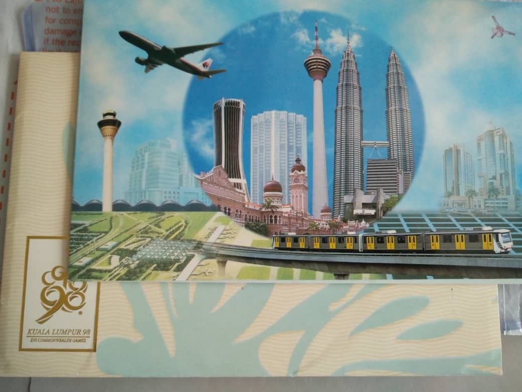 KL98408640 KL 98 XVI Sukom Commonwealth Games Banknote With Folder ...
