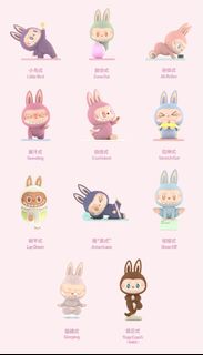 WTS - POPMART Labubu Lazy Yoga Series 100% authentic, Hobbies & Toys ...