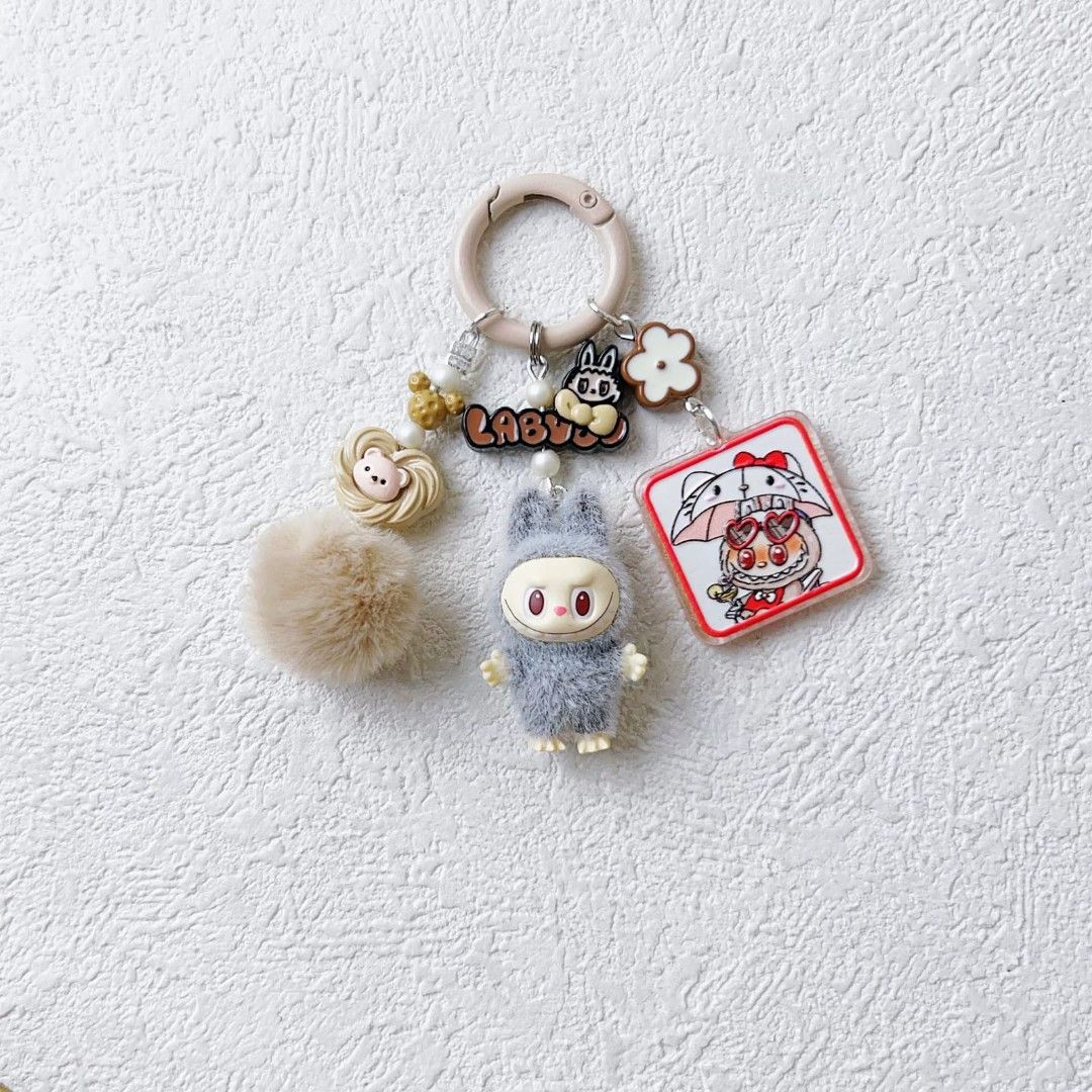 Labubu Popmart Popbean Keychain Phone Strap Gift Present, Hobbies ...