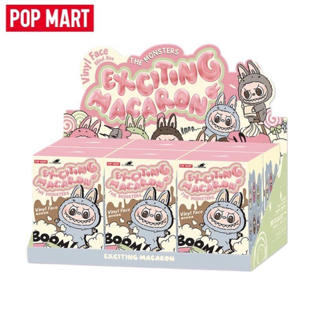 Labubu V1 THE MONSTERS Exciting Macaron Vinly Face Blind Box POPMART ...