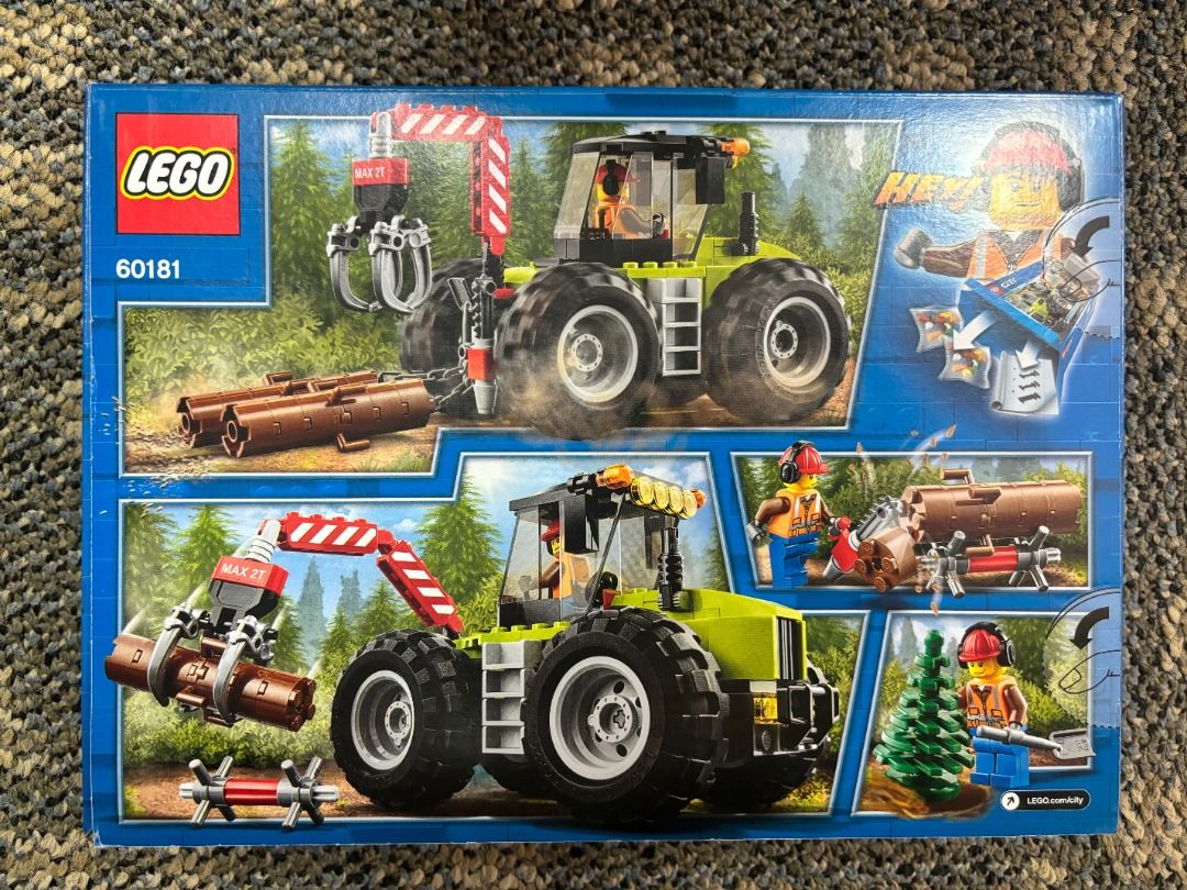 全新Lego City 60181 Forest Tractor (靚盒見圖), 興趣及遊戲, 玩具 & 遊戲類 - Carousell