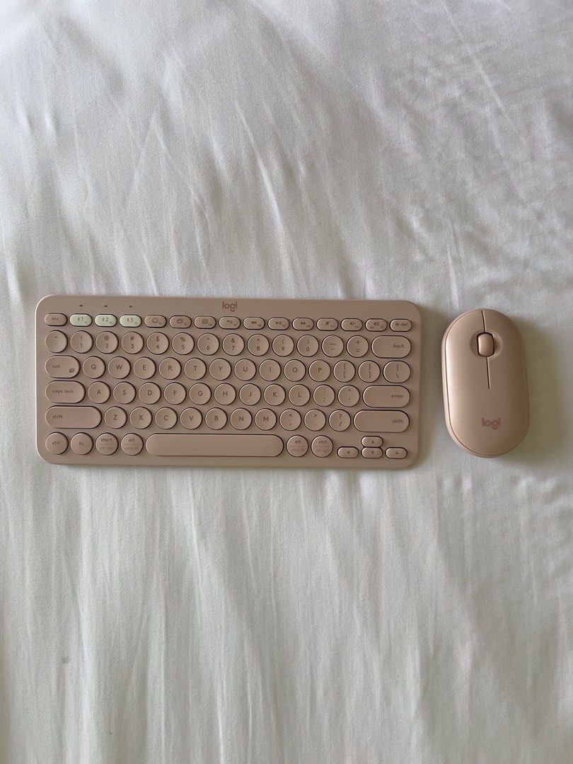 Logitech Keyboard K380 and Pebble Mouse M350, Computers & Tech, Parts ...