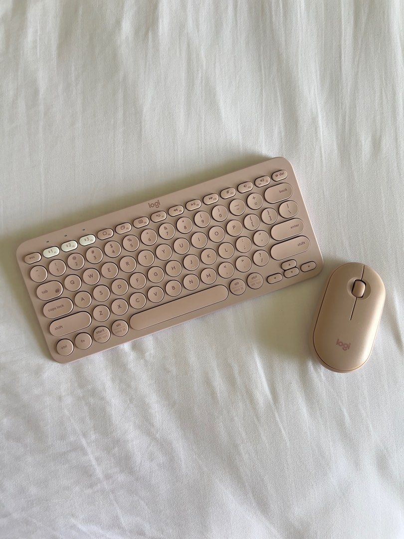 Logitech Keyboard K380 and Pebble Mouse M350, Computers & Tech, Parts ...