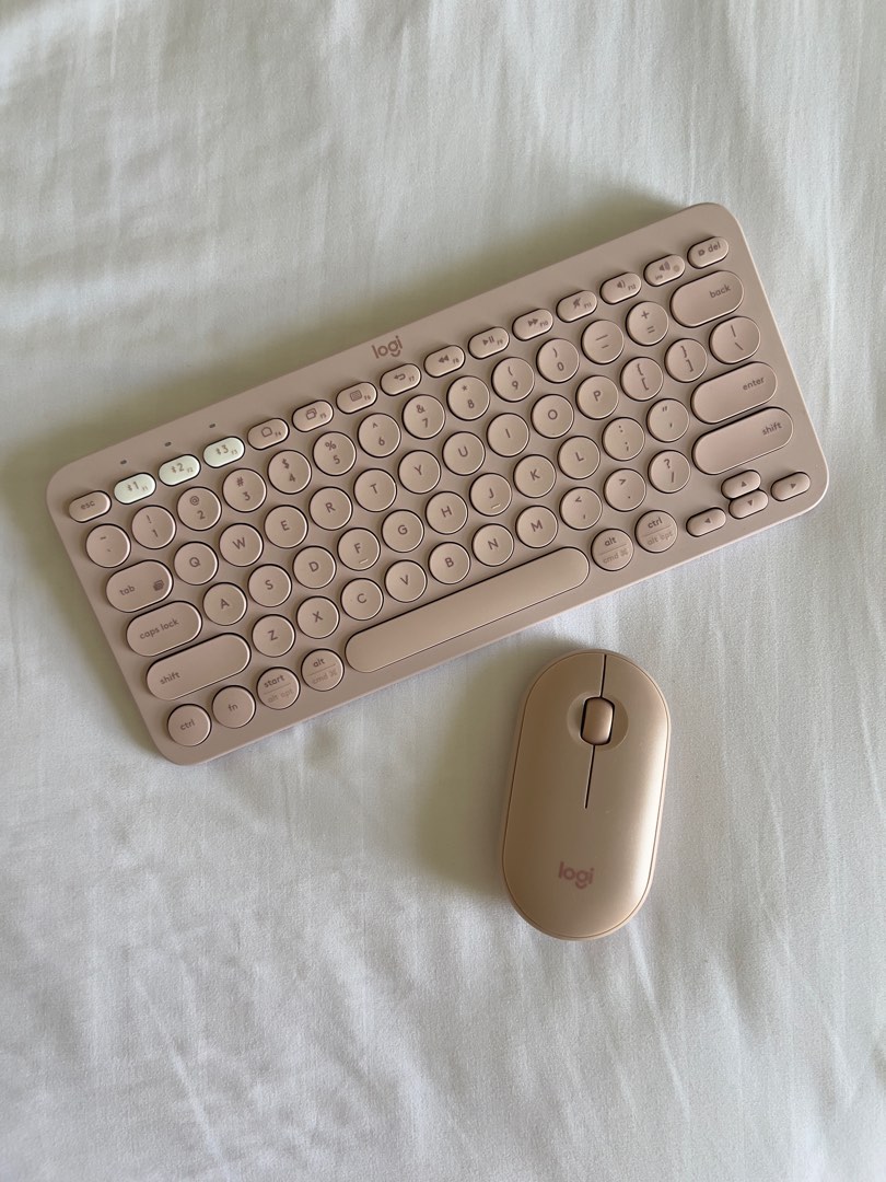 Logitech Keyboard K380 And Pebble Mouse M350 Computers And Tech Parts And Accessories Computer