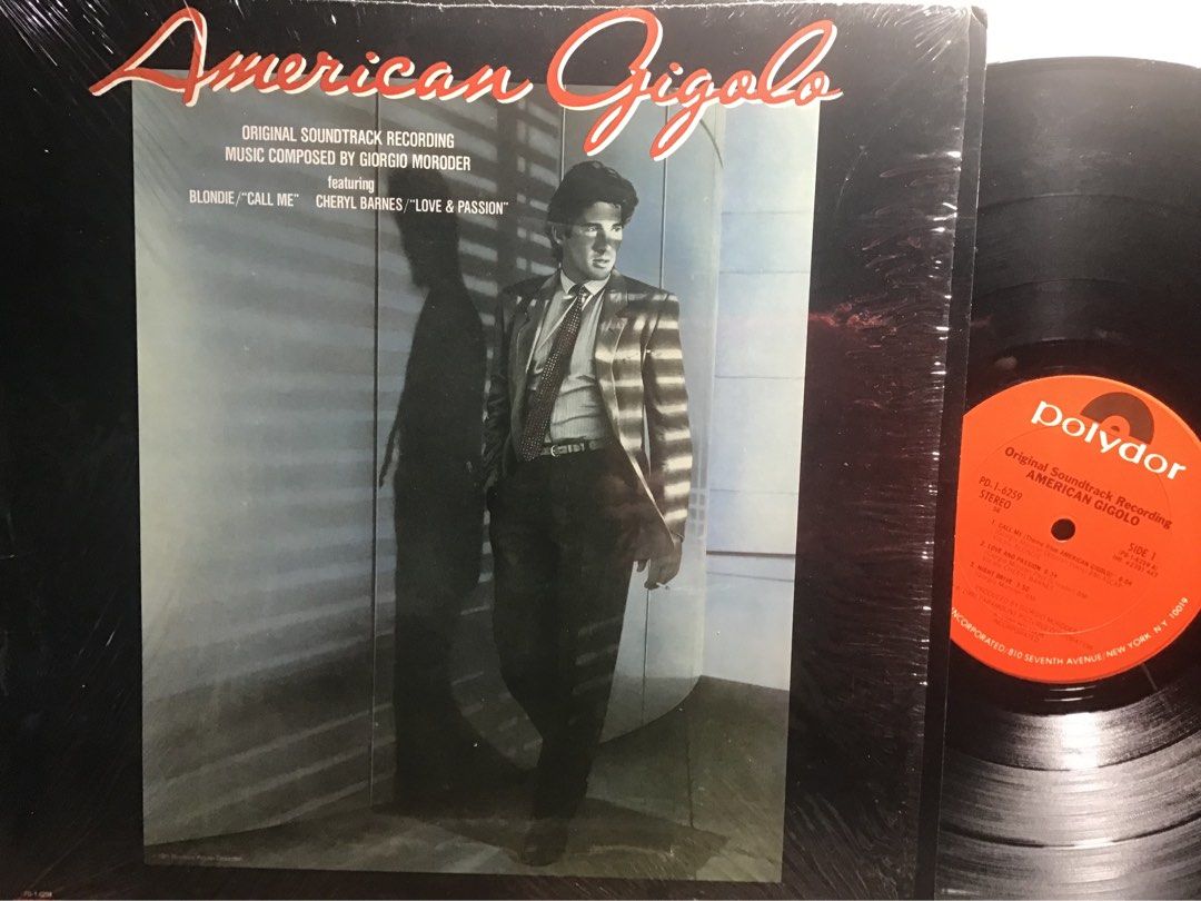 LP American Gigolo OST - Blondie Giorgio Moroder OOP USA VINYL RECORD ...