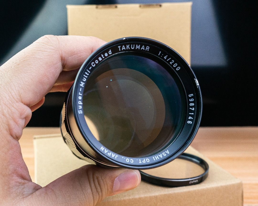 (M42 Screw Mount) SMC Takumar Pentax Asahi 200mm F4 Vintage Prime ...