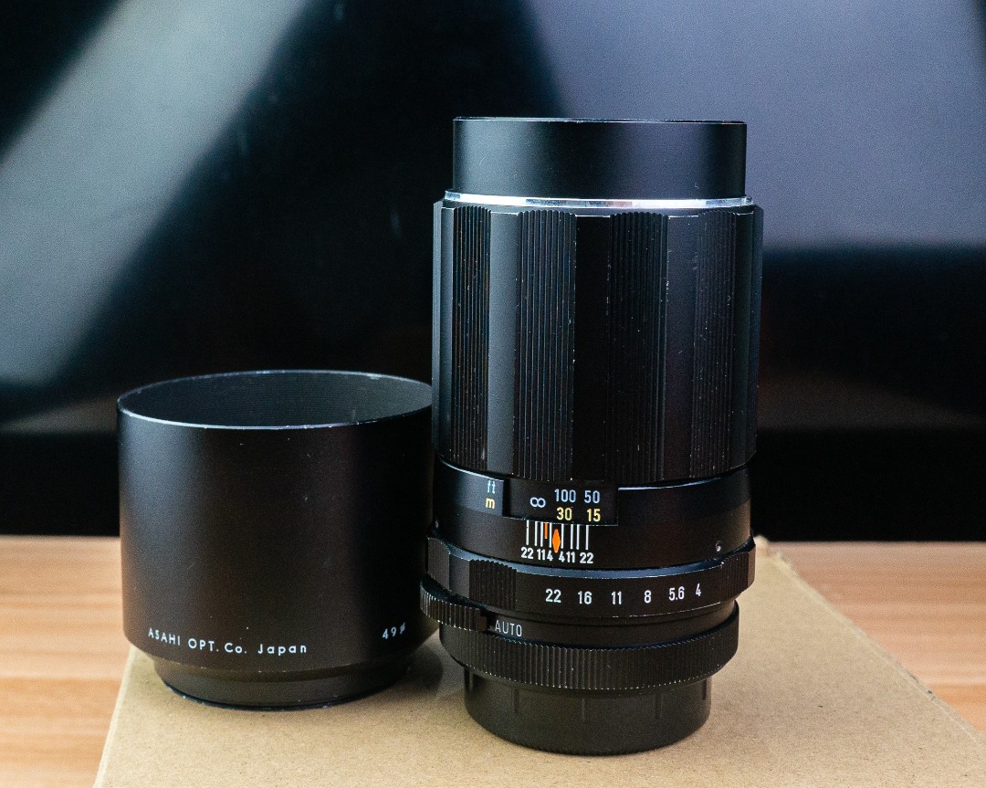 (M42 Screw Mount) SMC Takumar Pentax Asahi 150mm F4 Vintage Prime ...