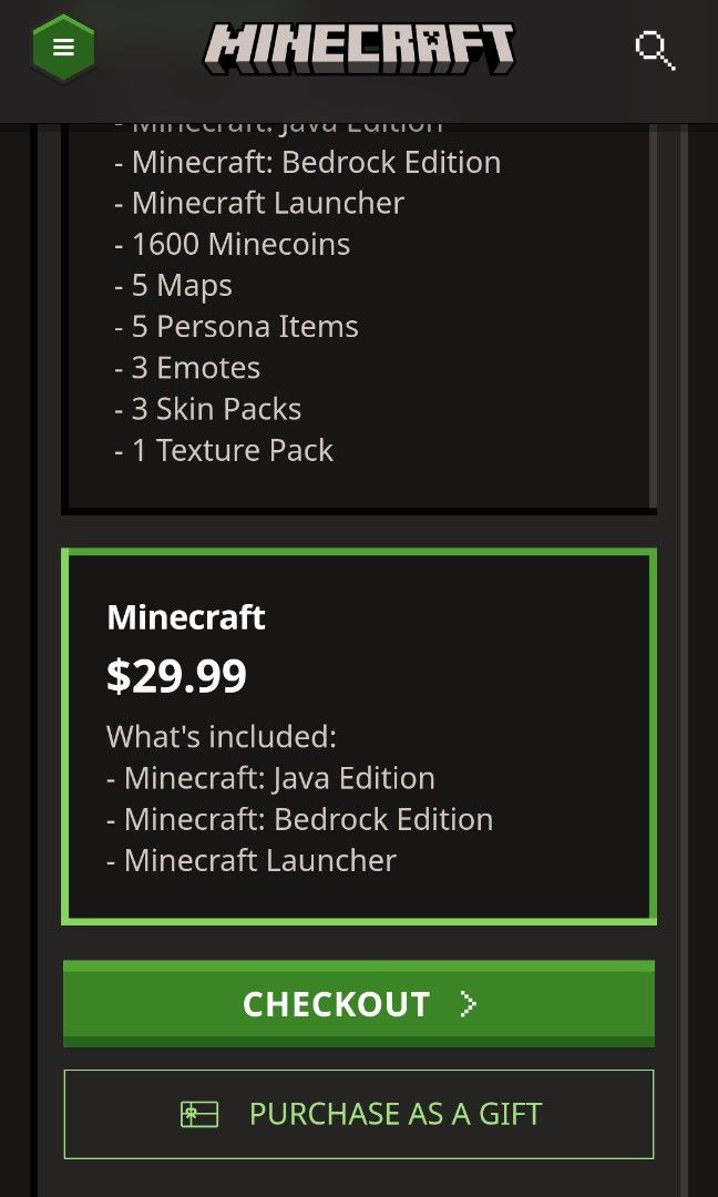 Minecraft Java & Bedrock PC edition, Video Gaming, Video Games, Others ...