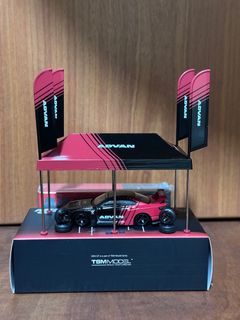 Mini GT 1/64 ADVAN Mercedes Benz Actros Transport and Nissan S15 Silvia ...