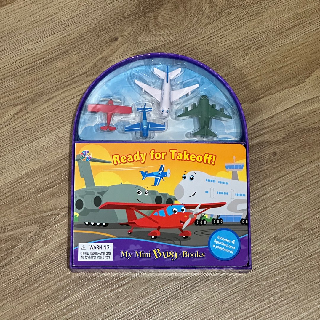 My Mini Busy Book includes 4 Figurines Playboard and a Board Book ...