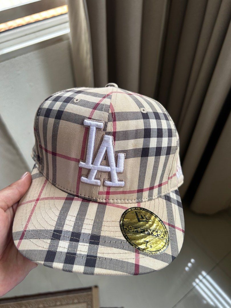New era burberry design, Men's Fashion, Watches & Accessories, Cap ...