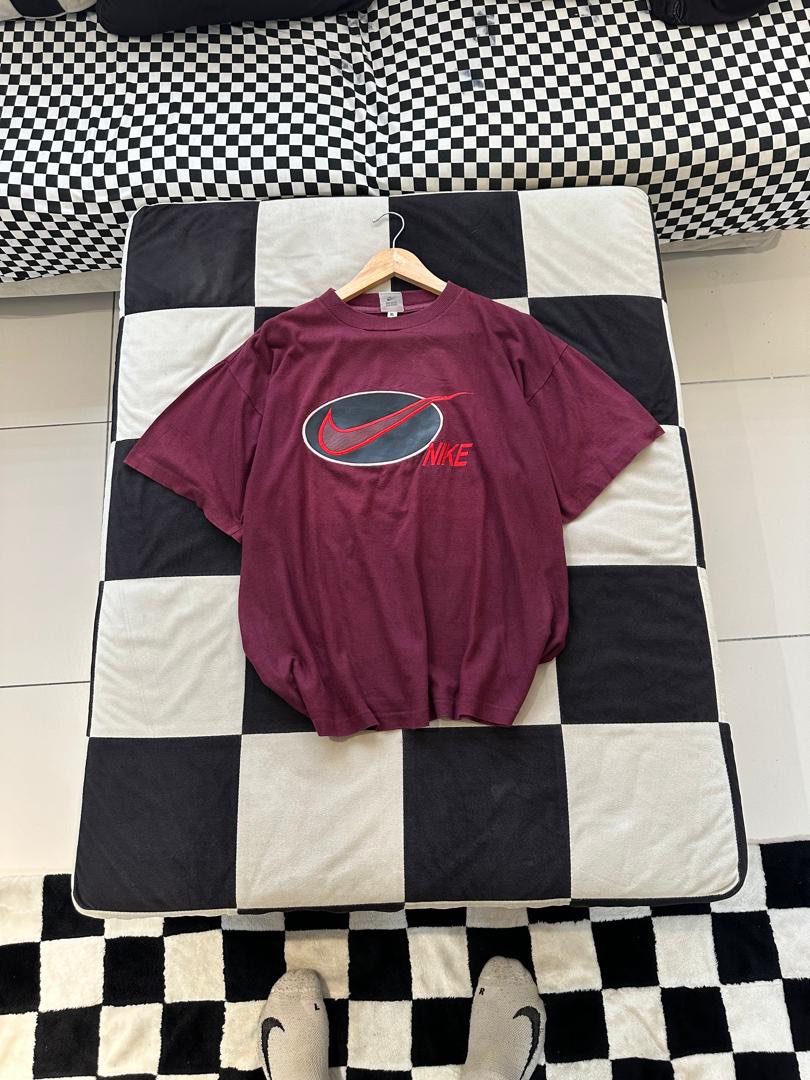 NIKE BOOTLEG LOGO LEATHER BOXY, Men's Fashion, Tops & Sets, Tshirts ...