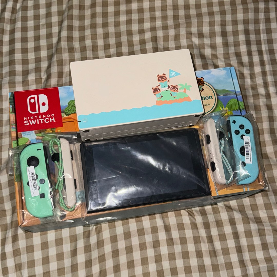 Nintendo Switch Animal Crossing Version (Special Edition) ACNH Full Box ...