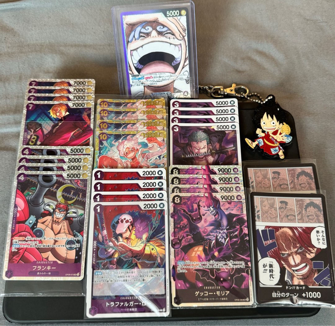 One Piece OP09 Nika Luffy Deck, Hobbies & Toys, Toys & Games on Carousell