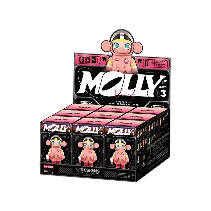 ORI Sealed Mega Space Molly 100% V3 Blindbox - Full Set (9 Blind Boxes ...