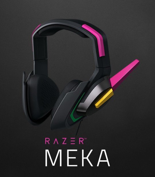 Overwatch 鬥陣特攻 Razer 雷蛇 MEKA d.va 電競耳機 RZ04-02400100-R3M1, 音響器材, 頭戴式/罩耳 ...