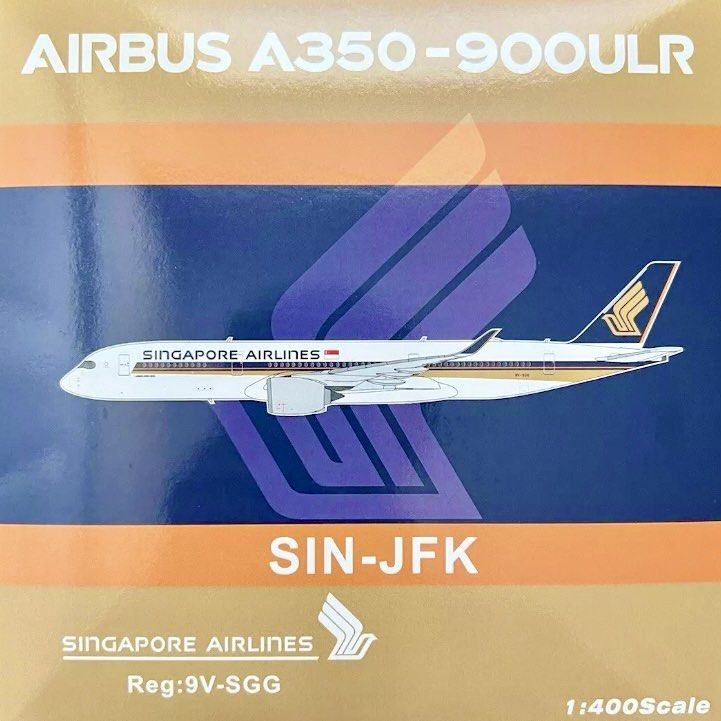 (Panda Model) Singapore Airlines Airbus A350-900ULR 9V-SGG 1/400 ...
