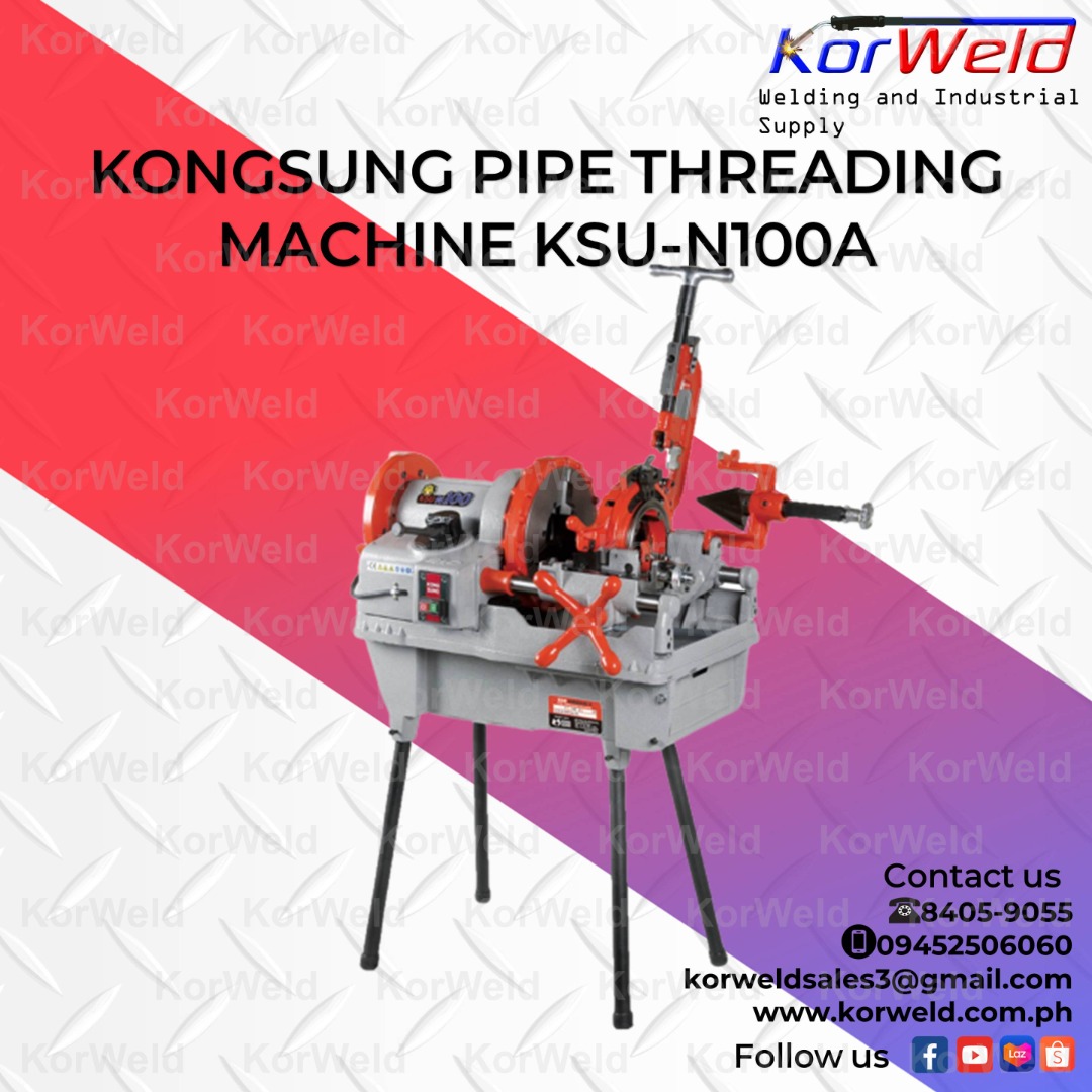 Pipe Threading Machine KSU-N100A (KONGSUNG), Commercial & Industrial ...