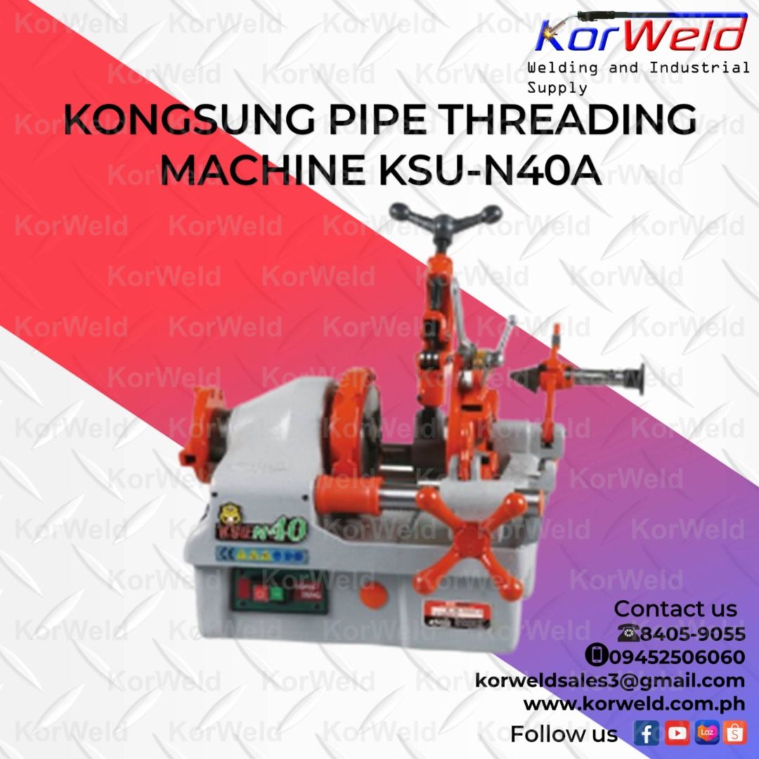 pipe Threading Machine KSU-N40A (KONGSUNG), Commercial & Industrial ...