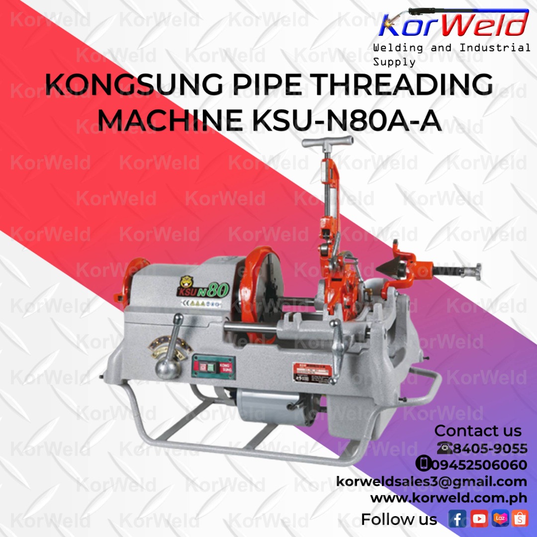 Pipe Threading Machine KSU-N80-A-A (KONGSUNG), Commercial & Industrial ...