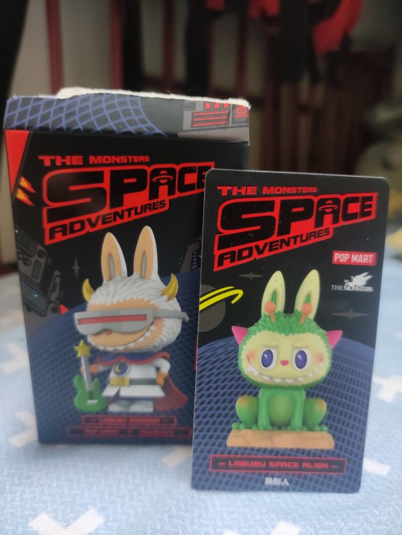 POPMART LABUBU精靈宇宙大冒險系列盲盒 Space Alien異形人 開盒未拆袋確認款式, 興趣及遊戲, 玩具 & 遊戲類 ...