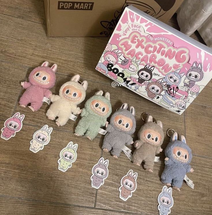 POPMART Labubu V1 Exciting Macaron [BLIND BOX] SET OF 6, Hobbies & Toys ...