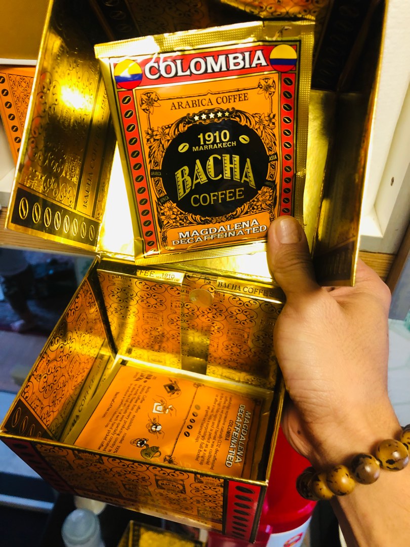 Premium coffe Bacha Coffee - Baraka Decaffeinated, Food & Drinks ...