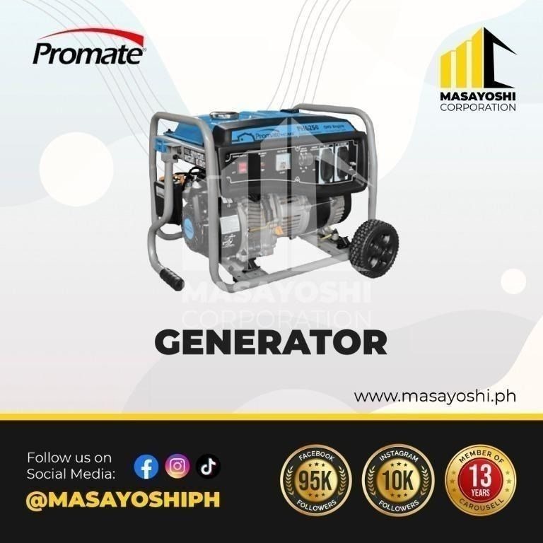 Promate Generator PH6250 | Gasoline Generator | Gas Generator | Power ...