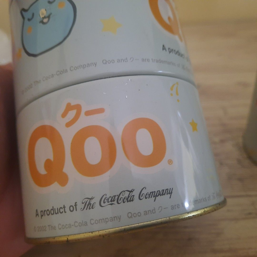 QOO by Coca Cola tin, Hobbies & Toys, Collectibles & Memorabilia, Vintage Collectibles on Carousell