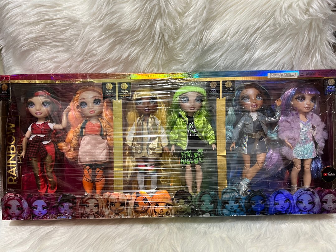 RAINBOW HIGH 6 Pack Doll Set - Series 1 (Ruby Anderson, Poppy Rowan ...