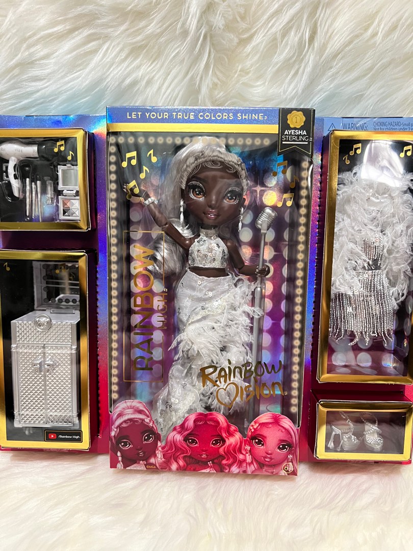 RAINBOW HIGH RAINBOW VISION Divas Doll - Ayesha Sterling, Hobbies ...