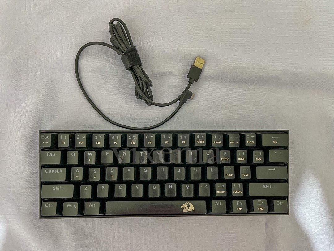 Redragon Lakshmi Black Mechanical Keyboard Red Switch RGB, Computers ...