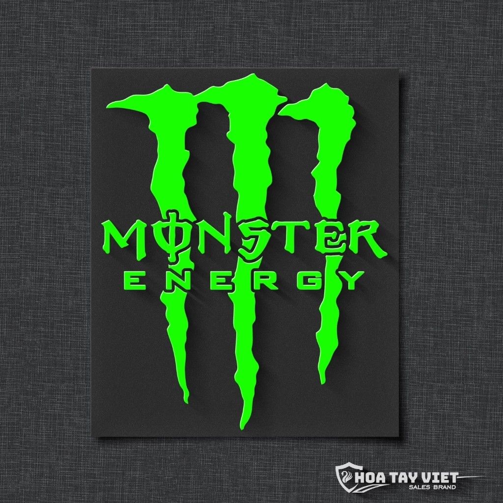 Reflective Monster energy sticker for car motorcycle decoration ...