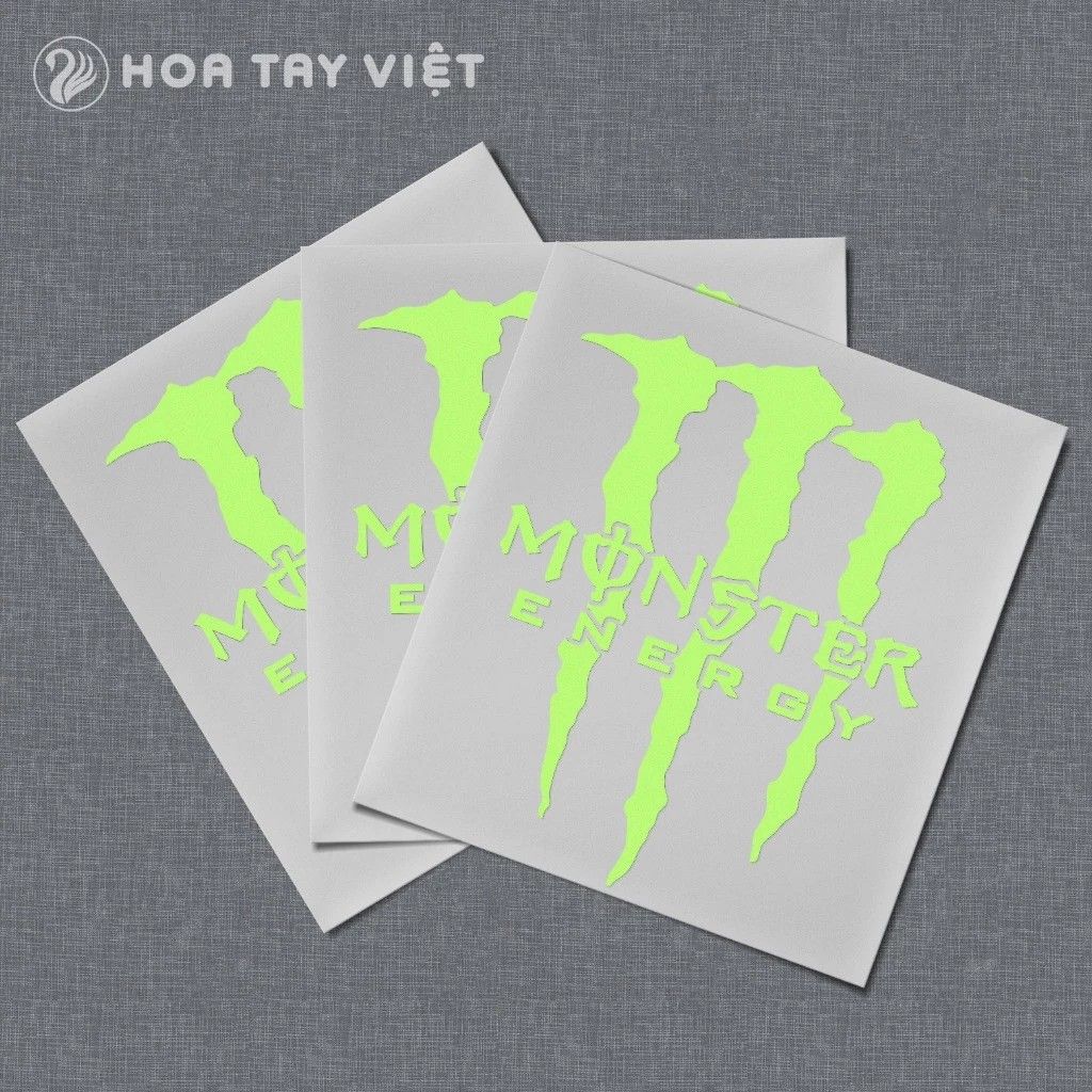 Reflective Monster energy sticker for car motorcycle decoration ...
