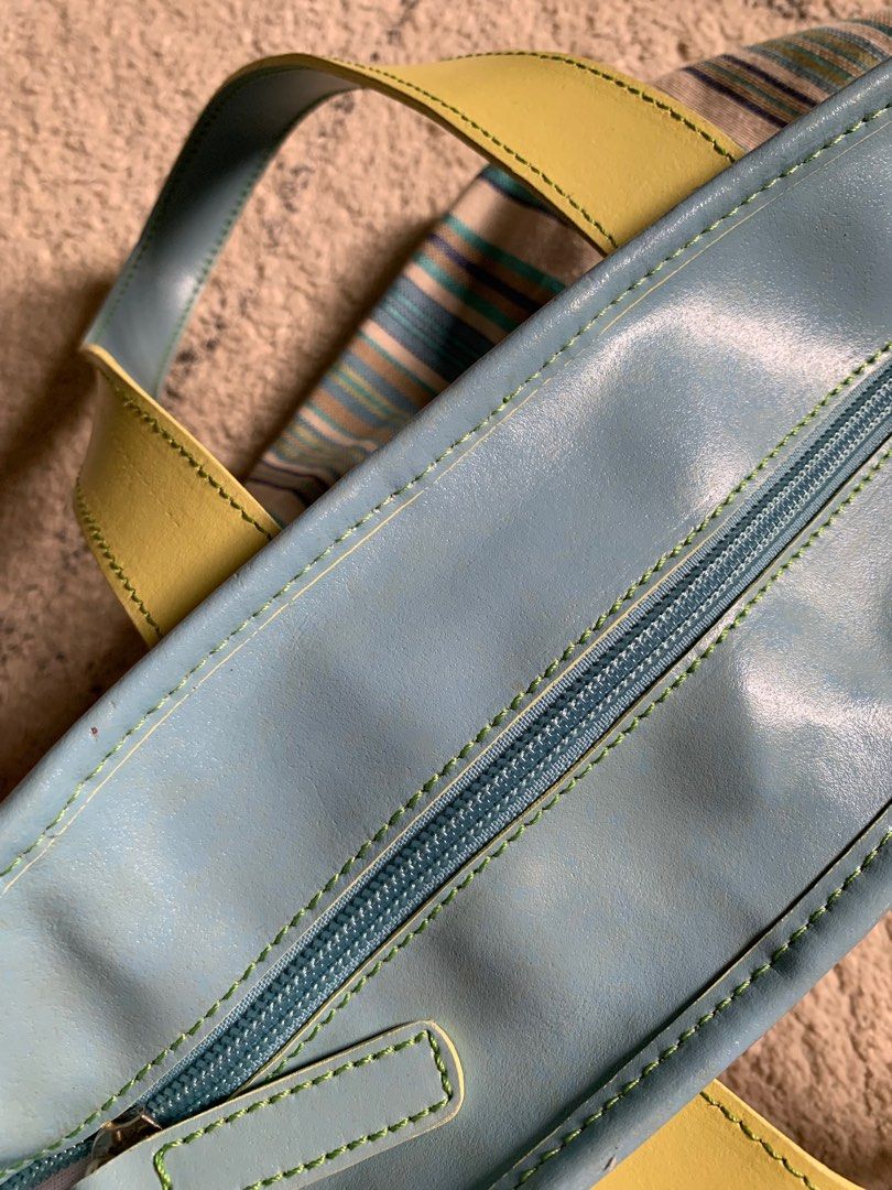 Roberta Gandolfi made in italy stripe bag, Women's Fashion, Bags ...