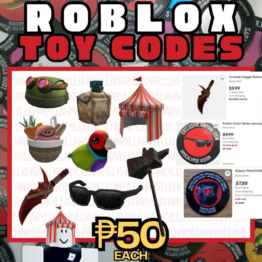 ROBLOX CODES, Hobbies & Toys, Toys & Games on Carousell