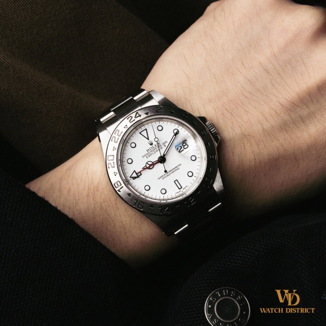 RSC July 2024 Full Set 40mm Rolex Explorer II 16570 White Dial Oyster ...