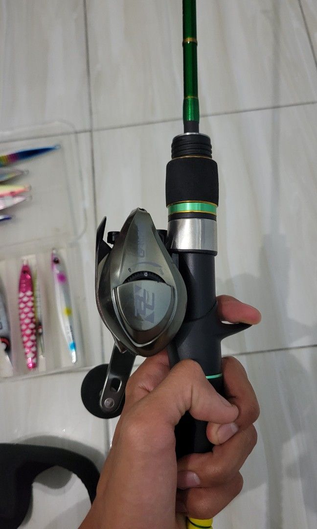 Set jigging (reel gawas + rod bosna), Sports Equipment, Fishing on ...