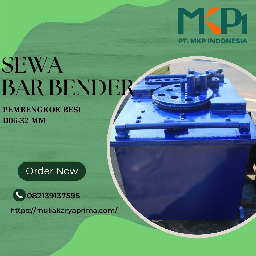 Sewa Rental Bar Bender & Bar Cutter | Pembengkok Besi dan Pemotong Besi ...