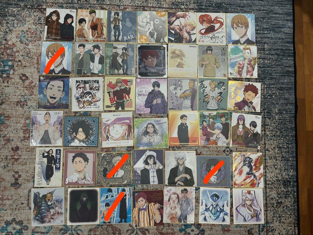 Shikishi / artboard / anime merchandise / kuroko no basket / haikyu ...